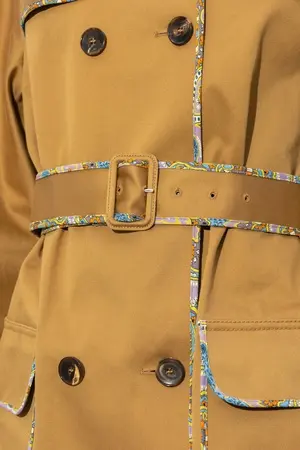 Etro Double-breasted Belted Coat