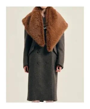 Simone Rocha Large Faux Fur Neckerchief