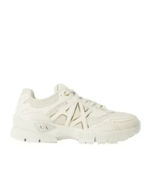Armani Exchange Logo-patch Panelled Sneakers