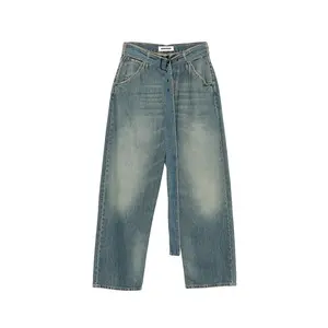 DARKPARK Belted Wide-leg Jeans