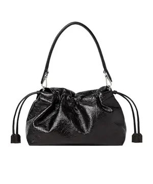 Fendi Baguette Soft Large Crackled Leather Bag