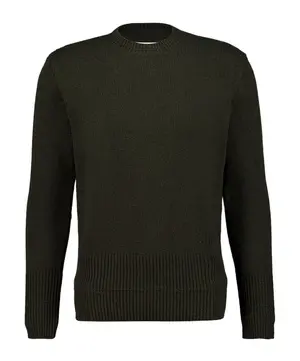 MAISON MARGIELA Wool Crew-neck Sweater - Khaki