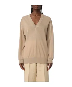 Fabiana Filippi Long-sleeved Sweater - Brown