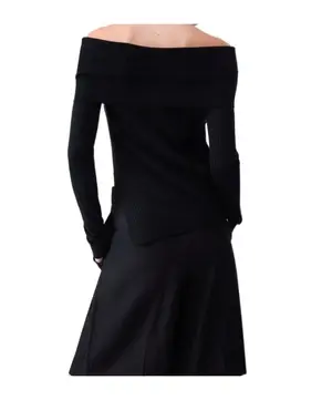 Liu Jo Wool Sweater With Bardot Neckline