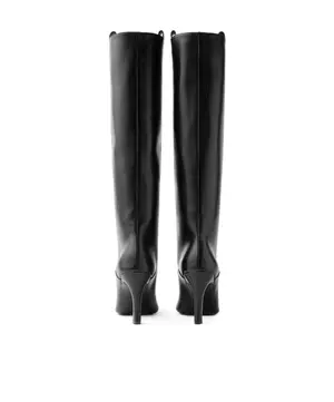 Versace Marisa Leather Boots 90 Mm