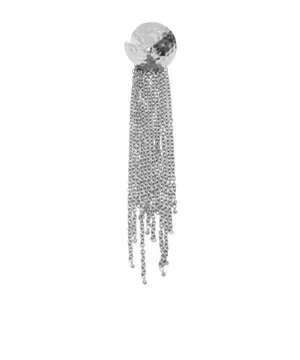 LEMAIRE Chain Tassel Drop Earrings - Sliver