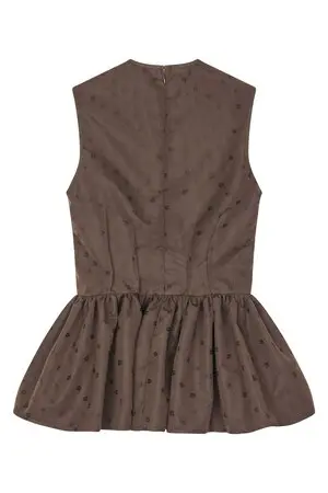 Cecilie Bahnsen Sleeveless Round Neck Top