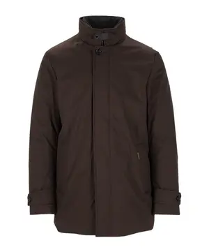 MOORER Long Sleeve High Neck Jacket