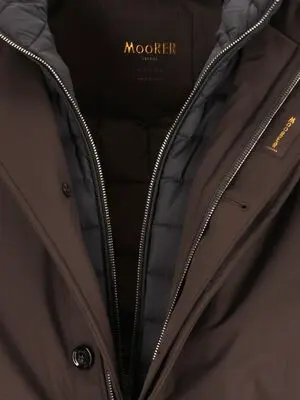 MOORER Long Sleeve High Neck Jacket