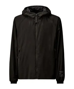C.P. COMPANY Series Pertex Hooded Padded Jacket - Black