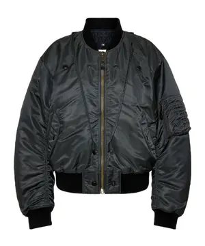 MAISON MARGIELA Reversible Bomber Jacket - Dark Gray