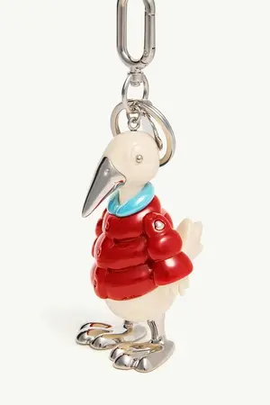 Moncler Duck Keychain With Metal Details