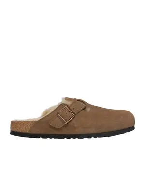 BIRKENSTOCK Boston Shearling-lined Clogs - Brown