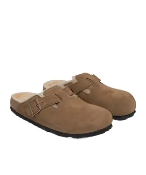 BIRKENSTOCK Boston Shearling-lined Clogs