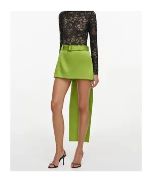 SELF-PORTRAIT Bow-detail Mini Skirt