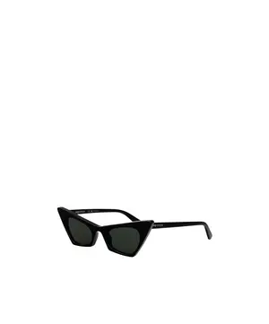 Alexander McQueen Cat Eye Frame Sunglasses - Black