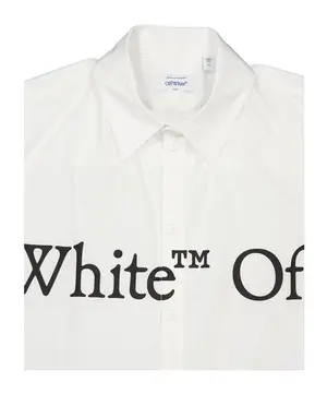 Off-White Bookish Scarf Poplin Shirt