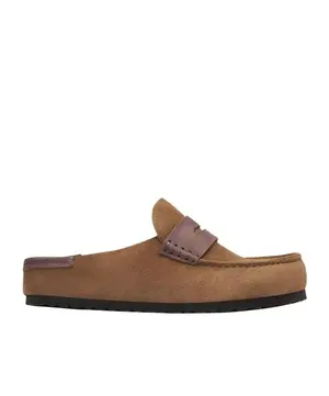 BIRKENSTOCK Naples Wrapped Mixed Leather - Dark Tea
