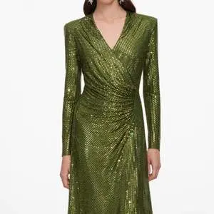 SELF-PORTRAIT Wrap Midi Dress