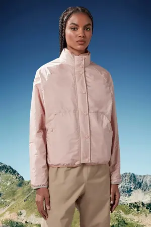 Moncler Maglia Fleece High-neck Reversible Jacket