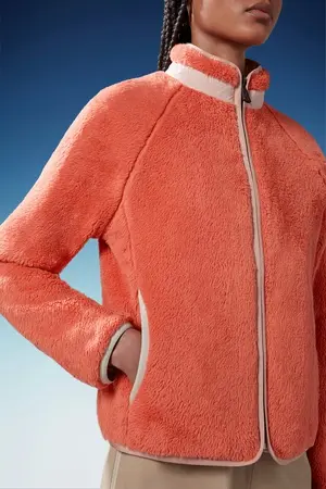 Moncler Maglia Fleece High-neck Reversible Jacket