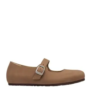 BIRKENSTOCK Santa Clarita Nubuck Leather - Dark Tea