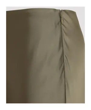 Ralph Lauren A-line Maxi Skirt - Porcini