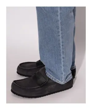 BIRKENSTOCK Round-toe Slip-on Slides