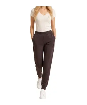 Armani Exchange Elastic Waist Casual Pants