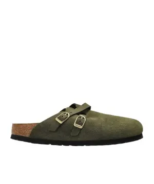 BIRKENSTOCK Buckle-fastening Suede Sandals
