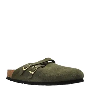 BIRKENSTOCK Buckle-fastening Suede Sandals