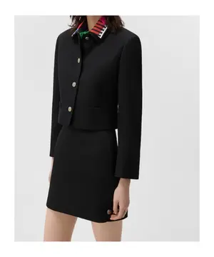 Versace Medusa-button Cropped Jacket