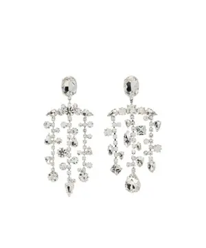 Magda Butrym Crystal-embellished Drop Earrings - Silver