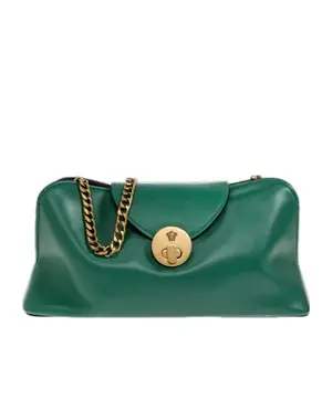 Versace Chain Shoulder Bag - Green