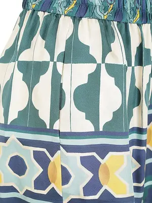 La DoubleJ Printed Wide Leg Trousers