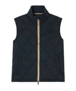 Burberry Packable Quilted Nylon Acresford Gilet - Navy