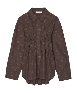 Cecilie Bahnsen Cbbraxton Shirt - Brown