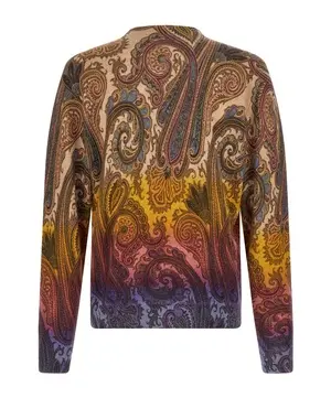 Etro Paisley-print Wool Sweater