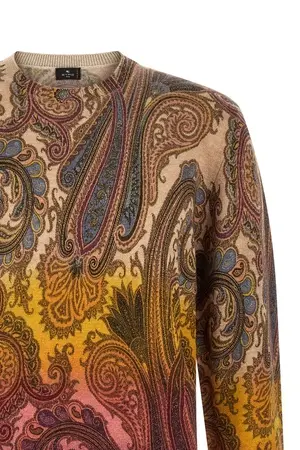 Etro Paisley-print Wool Sweater
