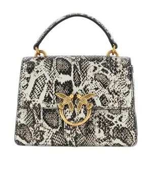 Pinko Mini Love One Light' Handbag - Grey