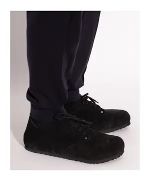 BIRKENSTOCK Maine Lace-up Derby Shoes - Black