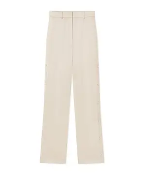 Nanushka Felina Slip Satin Pants - Nude