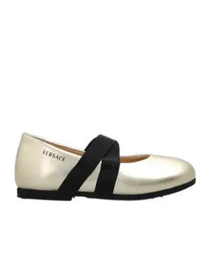 Versace Round-toe Casual Shoes - Nude