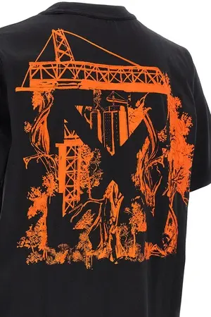 Off-White City Nature' T-shirt - Black