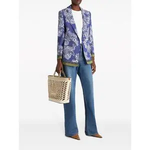 Etro Printed Cady Jacket