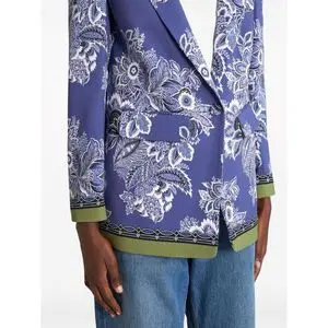 Etro Printed Cady Jacket