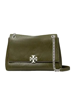 Tory Burch Charlie Quilted Shoulder Bag - No