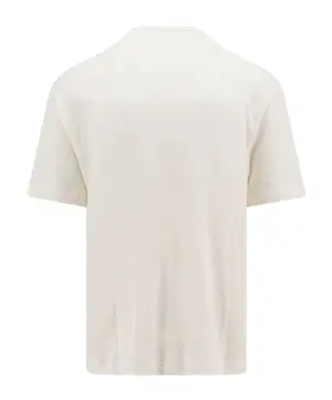 Palm Angels Logo Embroidered Crewneck T-shirt