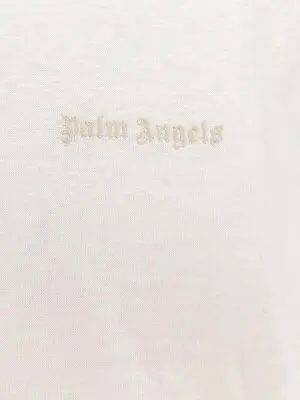 Palm Angels Logo Embroidered Crewneck T-shirt