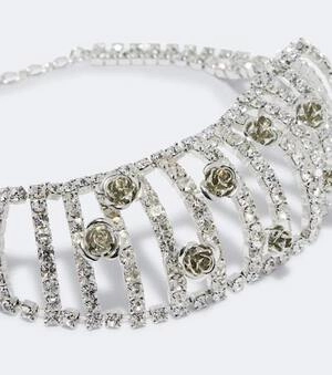 Magda Butrym Embellished Floral Appliqué Choker